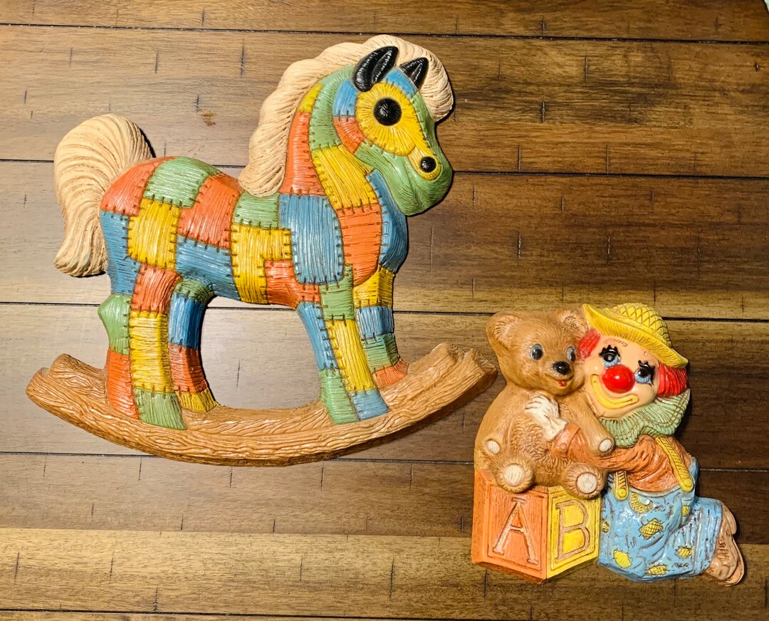 Set of Two Frankies Designs 1985 Foam Wall Decor for a Child’s Room or ...