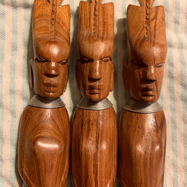 African Carved Wood Utensils - Etsy