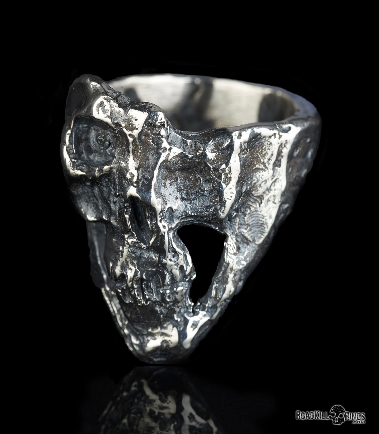 TERMINATOR - Silver Skull Ring - Etsy