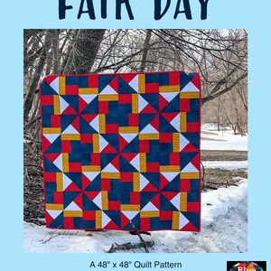 Fair Day - A Modern Quilt Pattern Suitable for Beginners (PDF) - Etsy