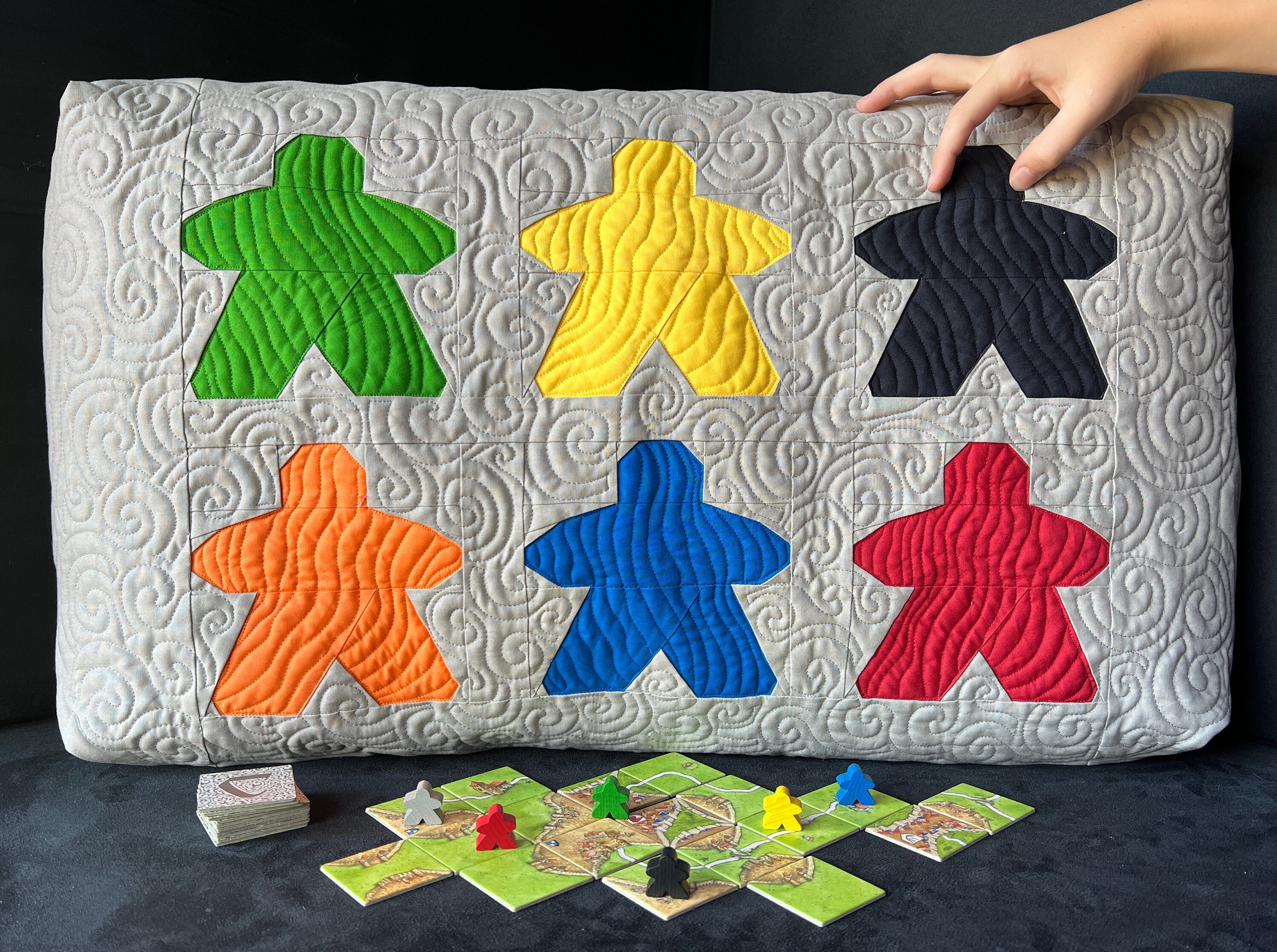 Meeple Game Night Paper Pieced Quilt Block (FPP) (PDF Pattern) - Etsy