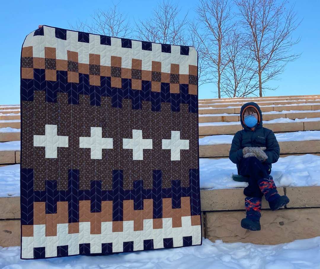 Bernie's Mittens Modern Quilt Pattern Beginner Friendly - Etsy