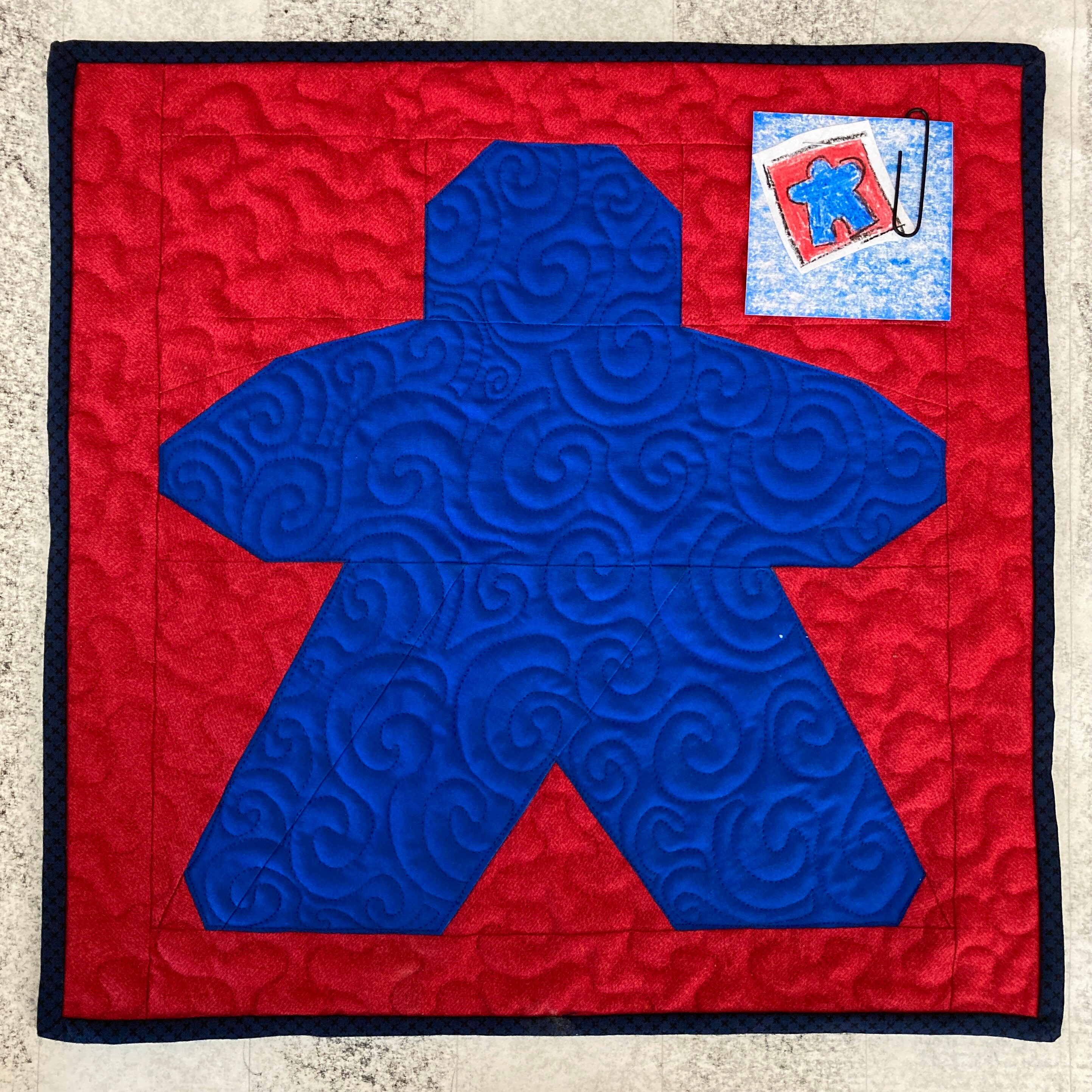 Meeple Game Night Paper Pieced Quilt Block (FPP) (PDF Pattern) - Etsy