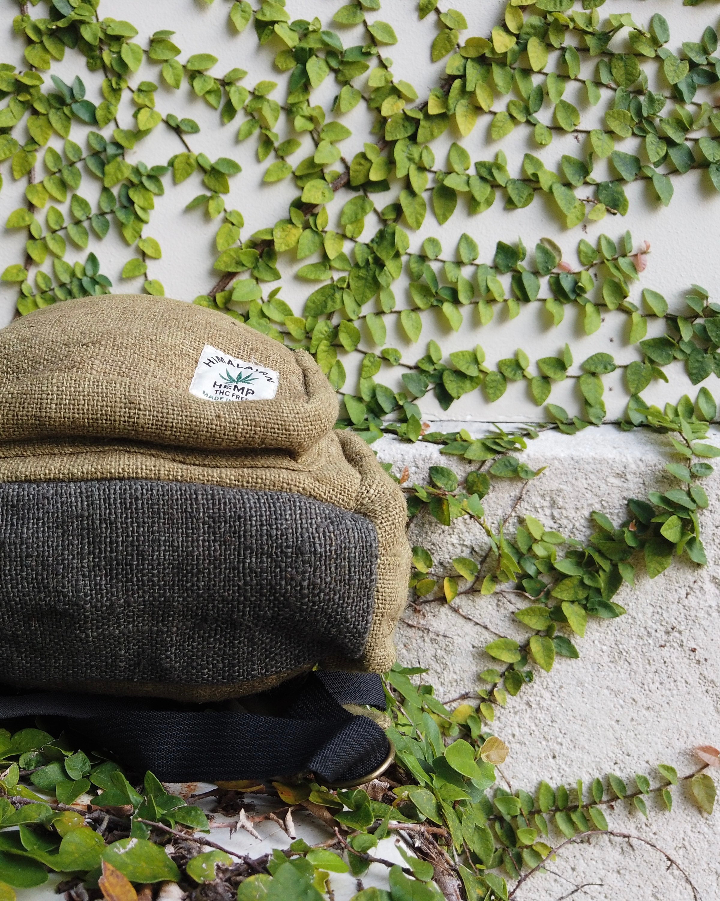 Olive Green - Small Mini Hemp Boho Backpack - Made in the Himalayas - Etsy