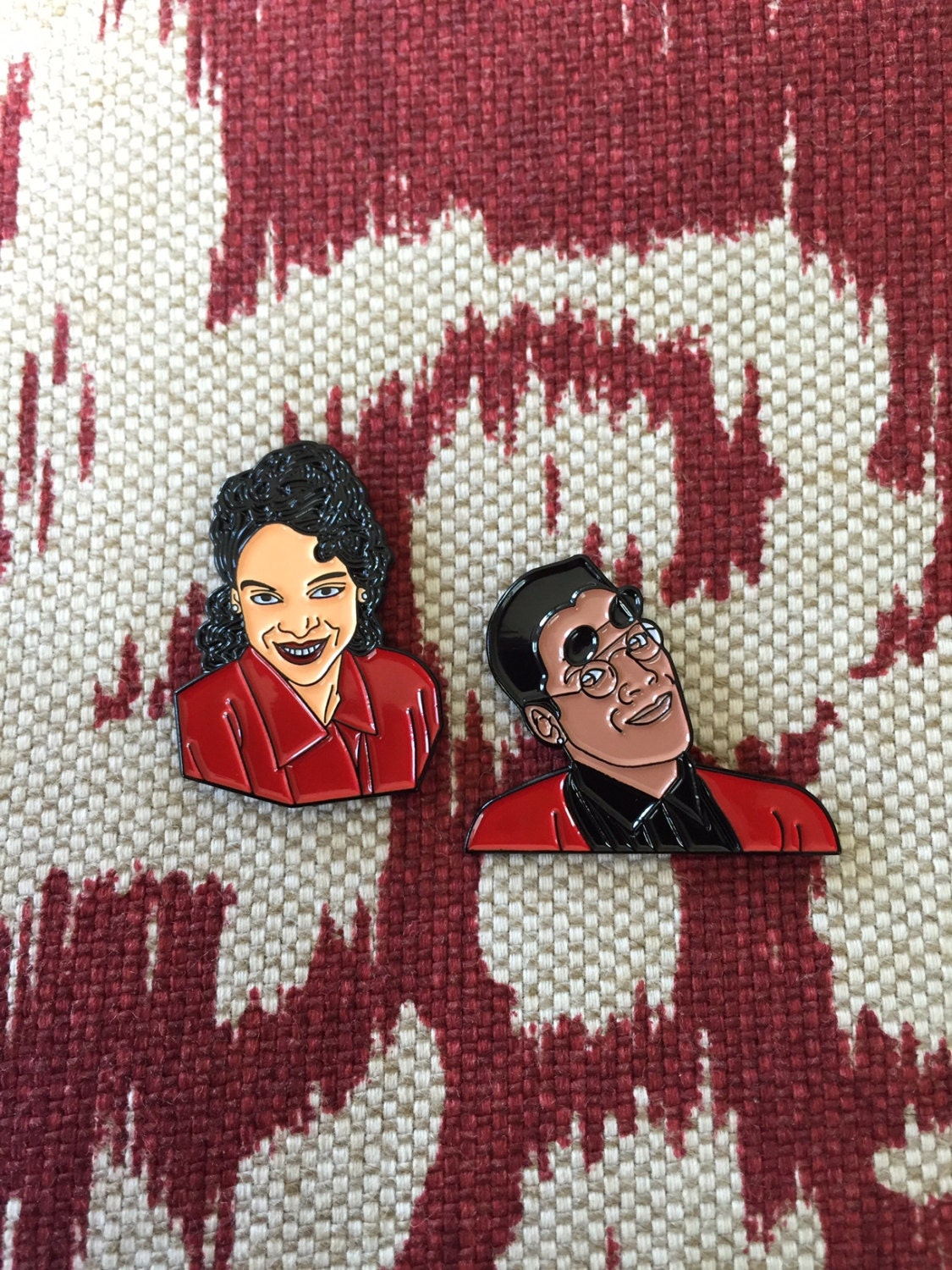 Dwayne and Whitley - A Different World Lapel Pin Set - Etsy