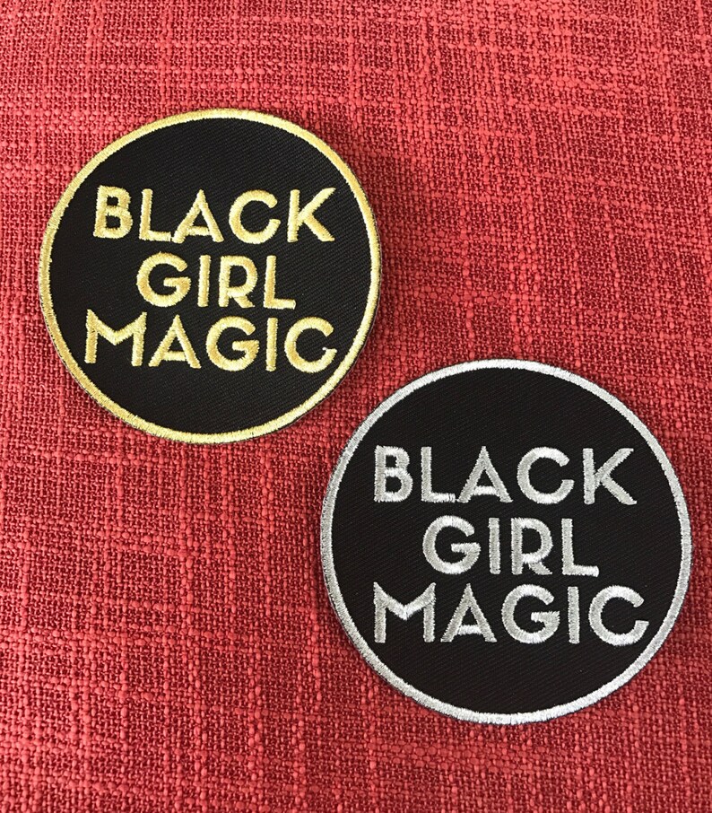 Black Girl Magic - GOLD - Embroidered Iron-on Patch - Etsy