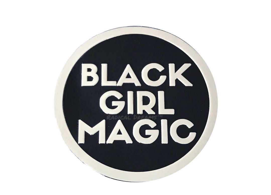 Black Girl Magic Lapel Pin - SILVER - Etsy