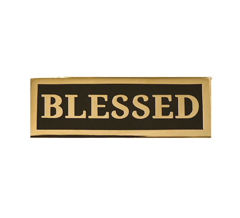 Blessed Lapel Pin - Etsy