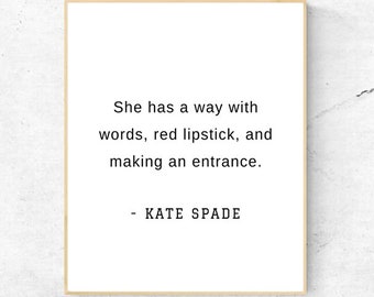 Kate spade print | Etsy