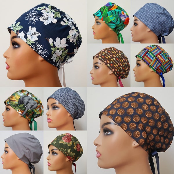 Scrub Cap Pattern With Elastic - Etsy