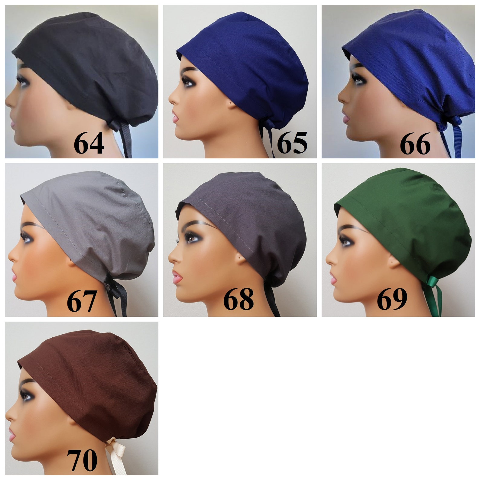 Euro Scrub Cap-scrub Surgical Cap-scrub Hat-satin Lining and Buttons ...