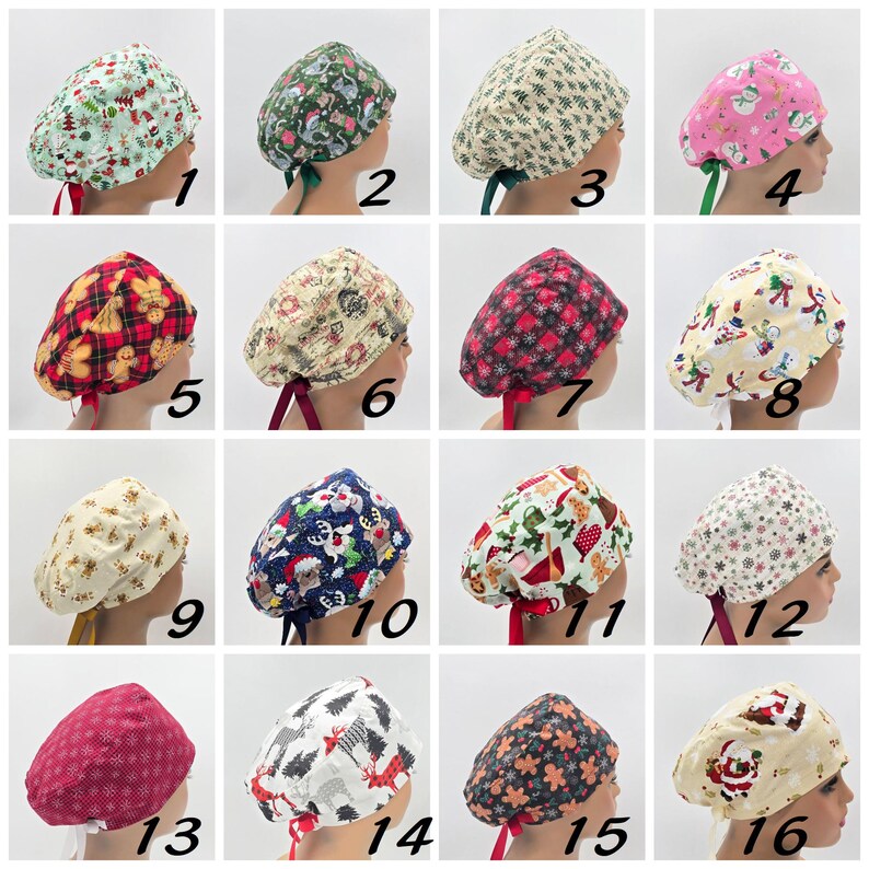 Winter Scrub Cap Euro Style for Doctors and Nurses- OR Surgical Hat ...