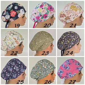 Euro Scrub Cap-scrub Surgical Cap-scrub Hat-satin Lining and Buttons ...