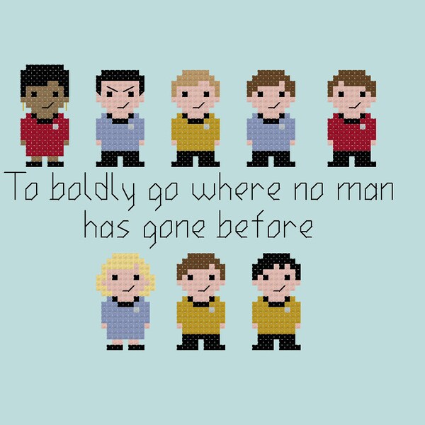 Star Trek Pattern - Etsy