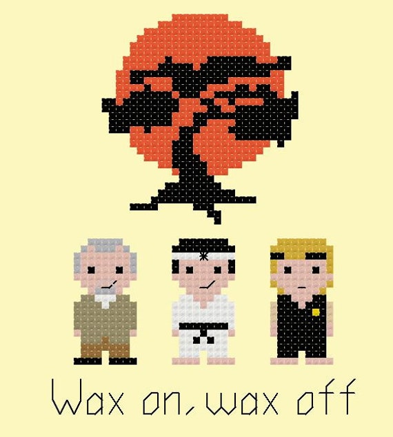 The Karate Kid PDF Cross Stitch Pattern Instant Download | Etsy