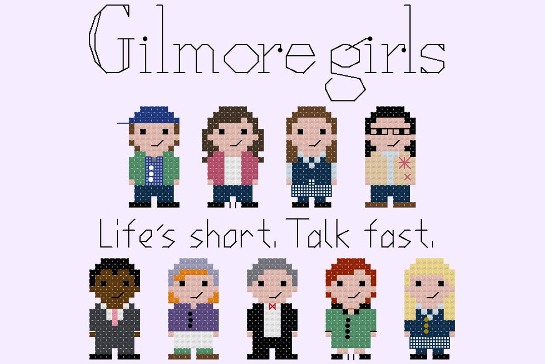 Gilmore Girls PDF Cross Stitch Pattern - Instant Download - Etsy