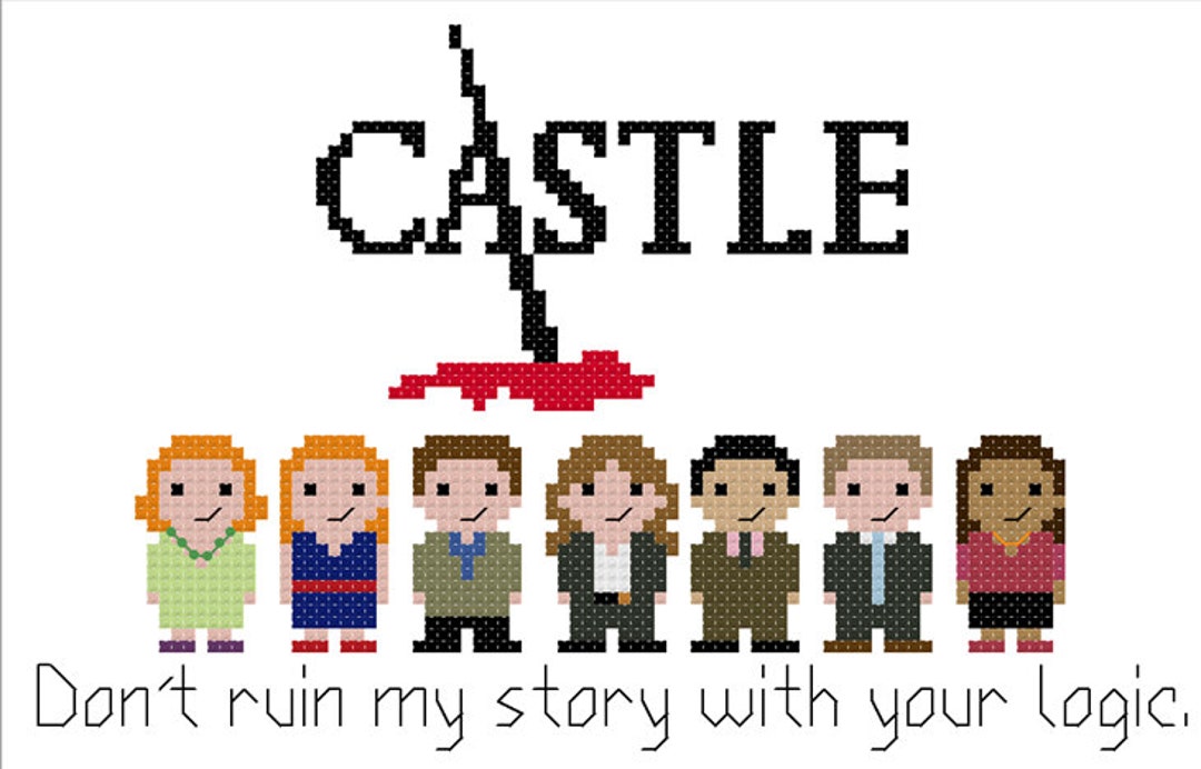 Castle PDF Cross Stitch Pattern - Instant Download - Etsy