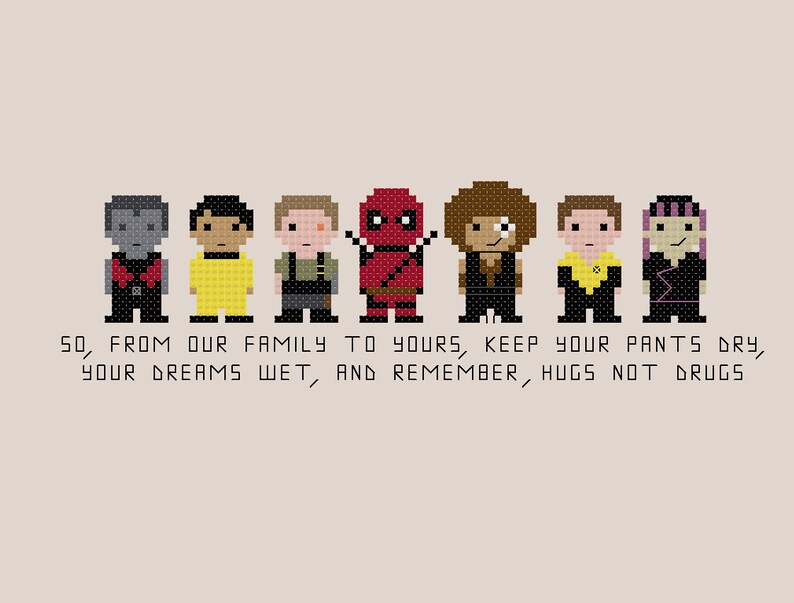 Deadpool 2 PDF Cross Stitch Pattern - Instant Download - Etsy New Zealand