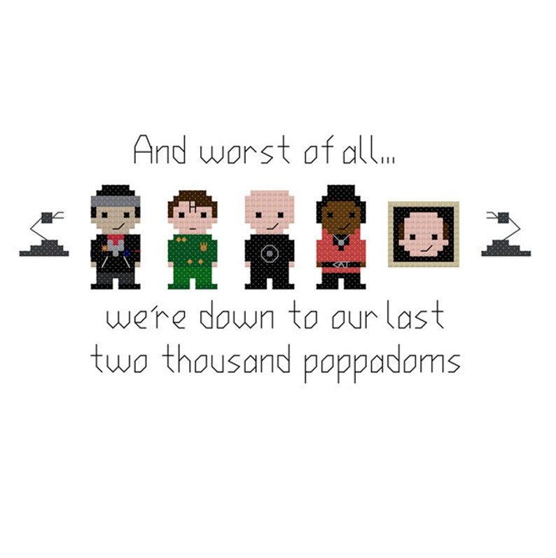 Red Dwarf - and Worst of All... PDF Cross Stitch Pattern - Instant ...