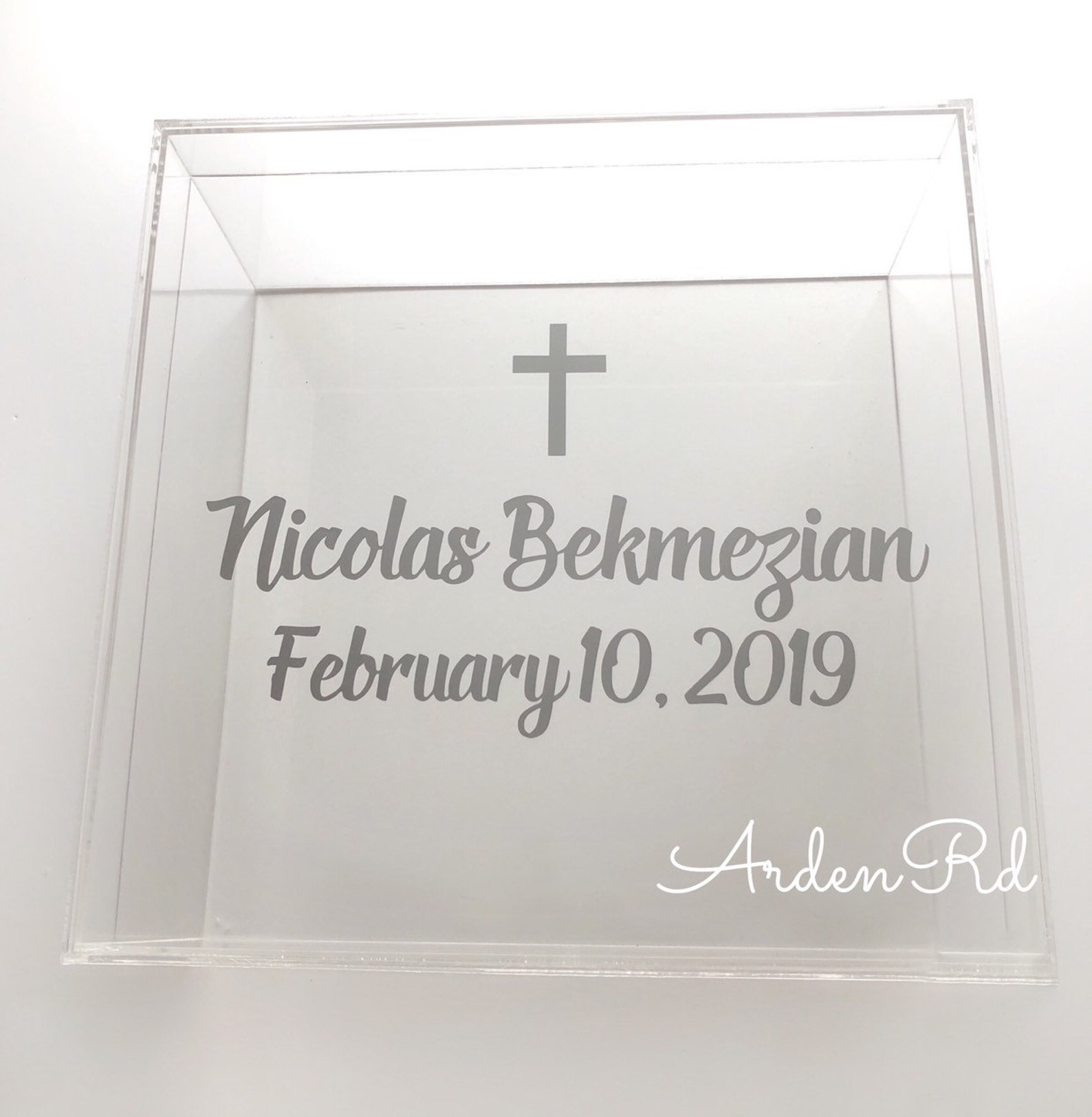 Large Acrylic Keepsake Box With Custom Name. Many Colors Available! - Etsy