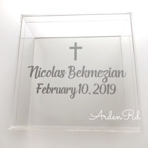 Large Acrylic Keepsake Box With Custom Name. Many Colors Available! - Etsy