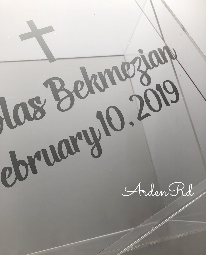 Large Acrylic Keepsake Box With Custom Name. Many Colors Available! - Etsy