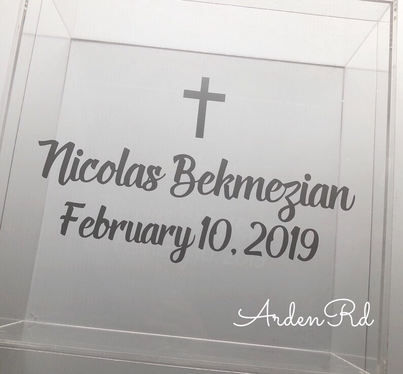 Large Acrylic Keepsake Box With Custom Name. Many Colors Available! - Etsy