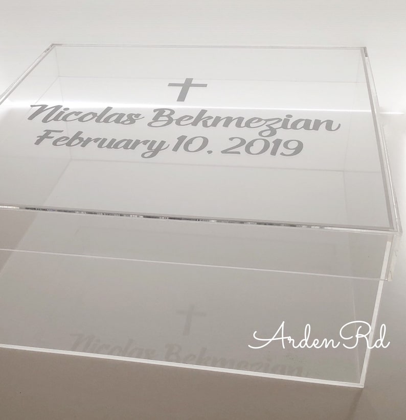 Large Acrylic Keepsake Box With Custom Name. Many Colors Available! - Etsy