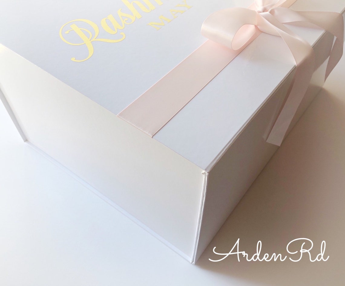 Personalized Extra Large Keepsake Box Customize in Any Color - Etsy