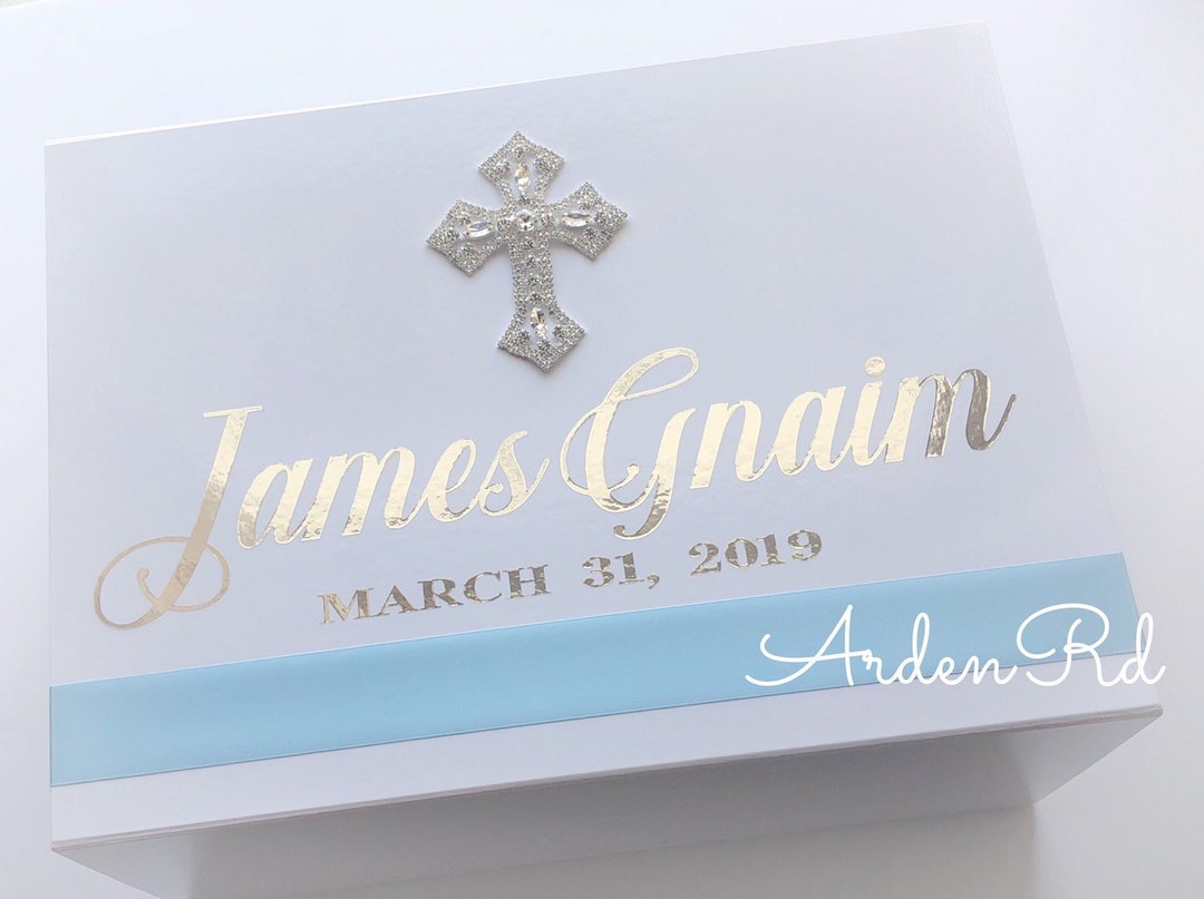 Personalized Extra Large Keepsake Box - Customize in Any Color Writing ...