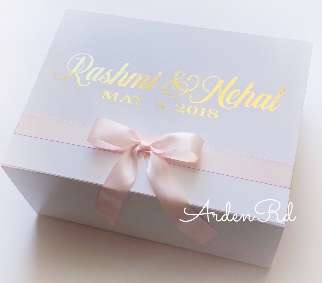 Personalized Extra Large Keepsake Box - Customize in Any Color Writing ...