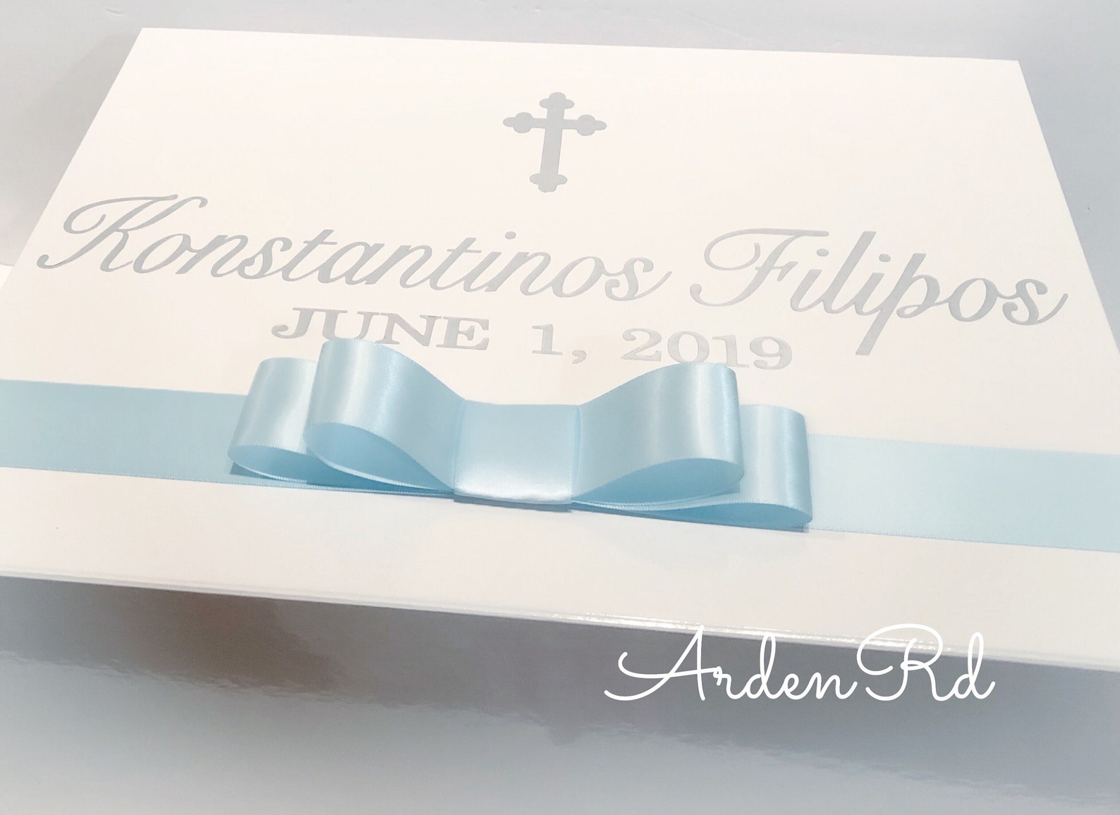 Personalized Extra Large Keepsake Box - Customize in Any Color Writing ...