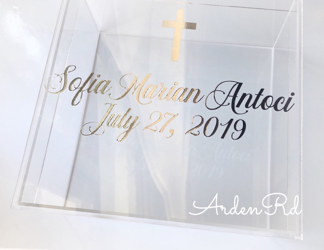 Large Acrylic Keepsake Box With Custom Name. Many Colors Available! - Etsy