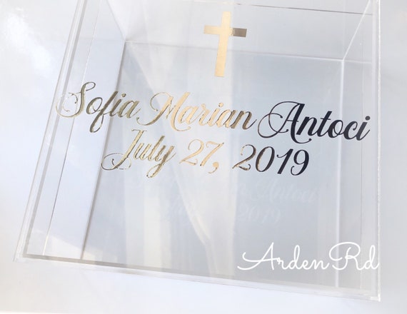 Large Acrylic Keepsake Box With Custom Name. Many Colors - Etsy