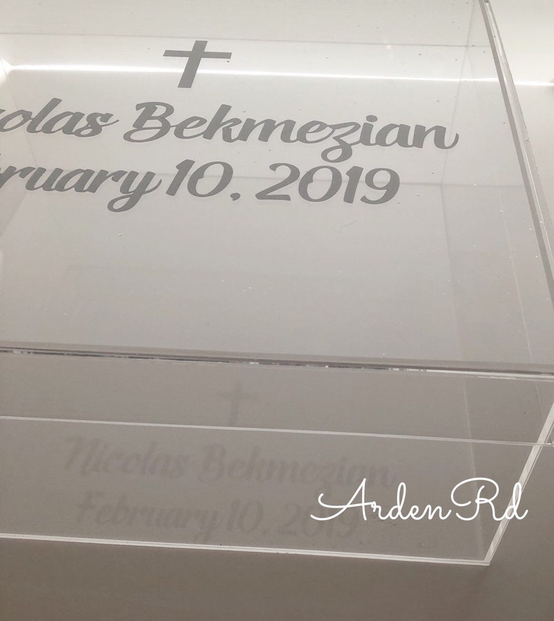 Large Acrylic Keepsake Box With Custom Name. Many Colors Available! - Etsy