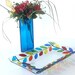 Glass Centerpiece for Dining Table, Modern Artistic Art Glass Platter ...