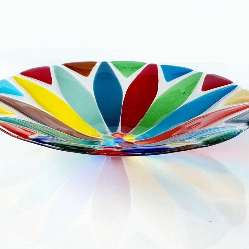 Decorative Glass Bowl Etsy