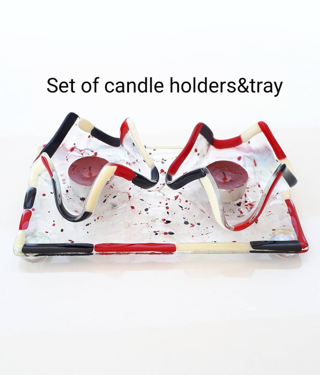 Shabbat Candles Holders and Tray , Bat Mitzvah Gift , Shabbat ...