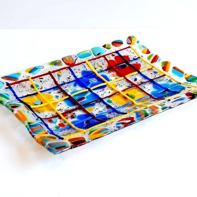 Glass Serving Tray - Etsy