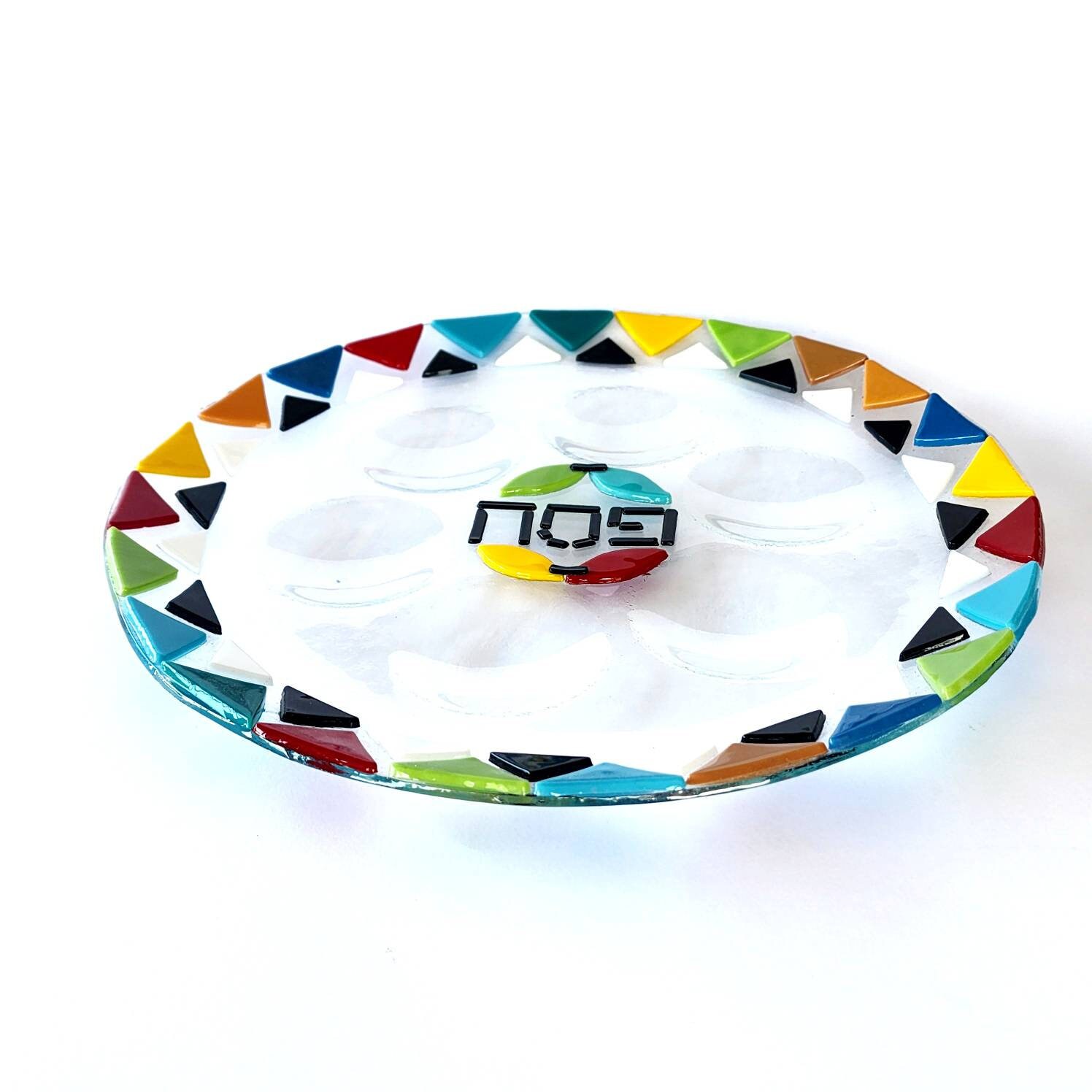 Passover Seder Plate , Jewish Wedding Gift, Seder Plate Modern , Hand ...