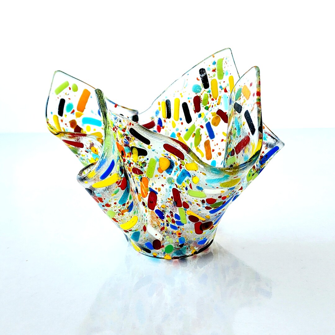 Artistic Decorative Glass Art for Tables, Table Centerpiece Glass Home ...