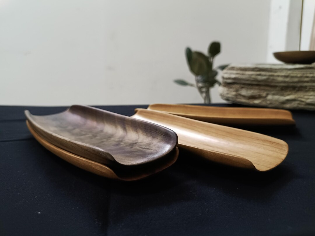 Handmade Walnut Tea Tray: Elegant Wood Serving Tray - Etsy