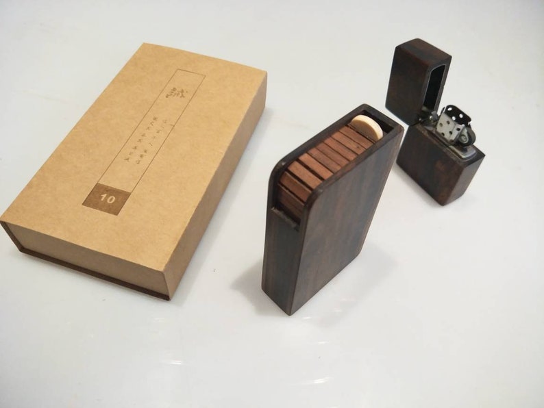 Handcrafted Ten Pack Cigarette Box Set - Unique Wooden Holder - Etsy