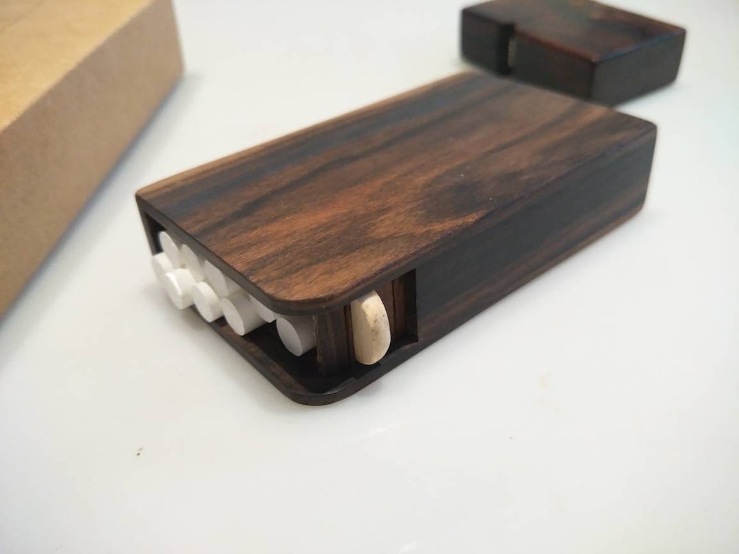 Handcrafted Ten Pack Cigarette Box Set - Unique Wooden Holder - Etsy
