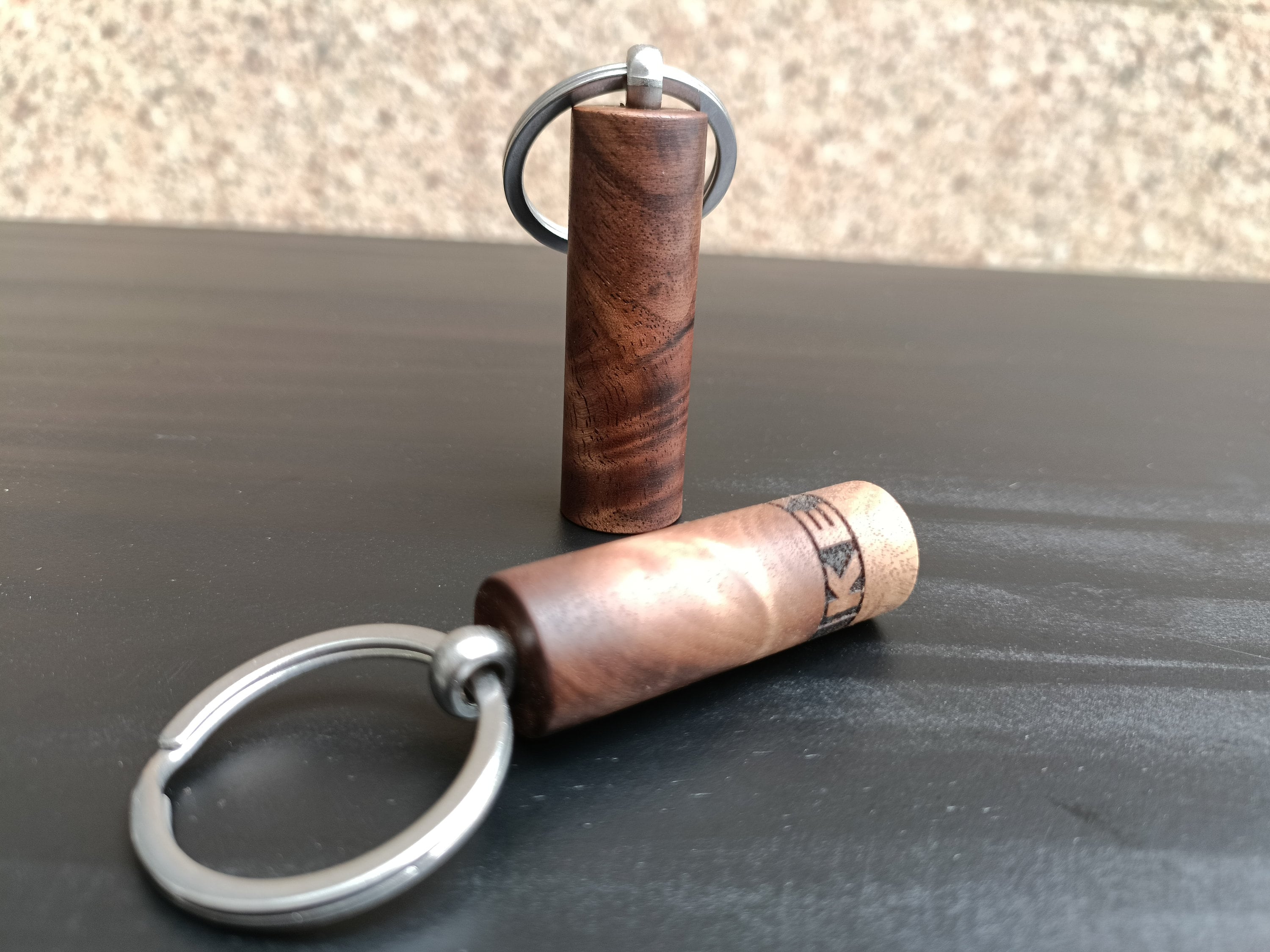 Handmade Walnut Keychain a Thoughtful Gift for Him or Her - Etsy