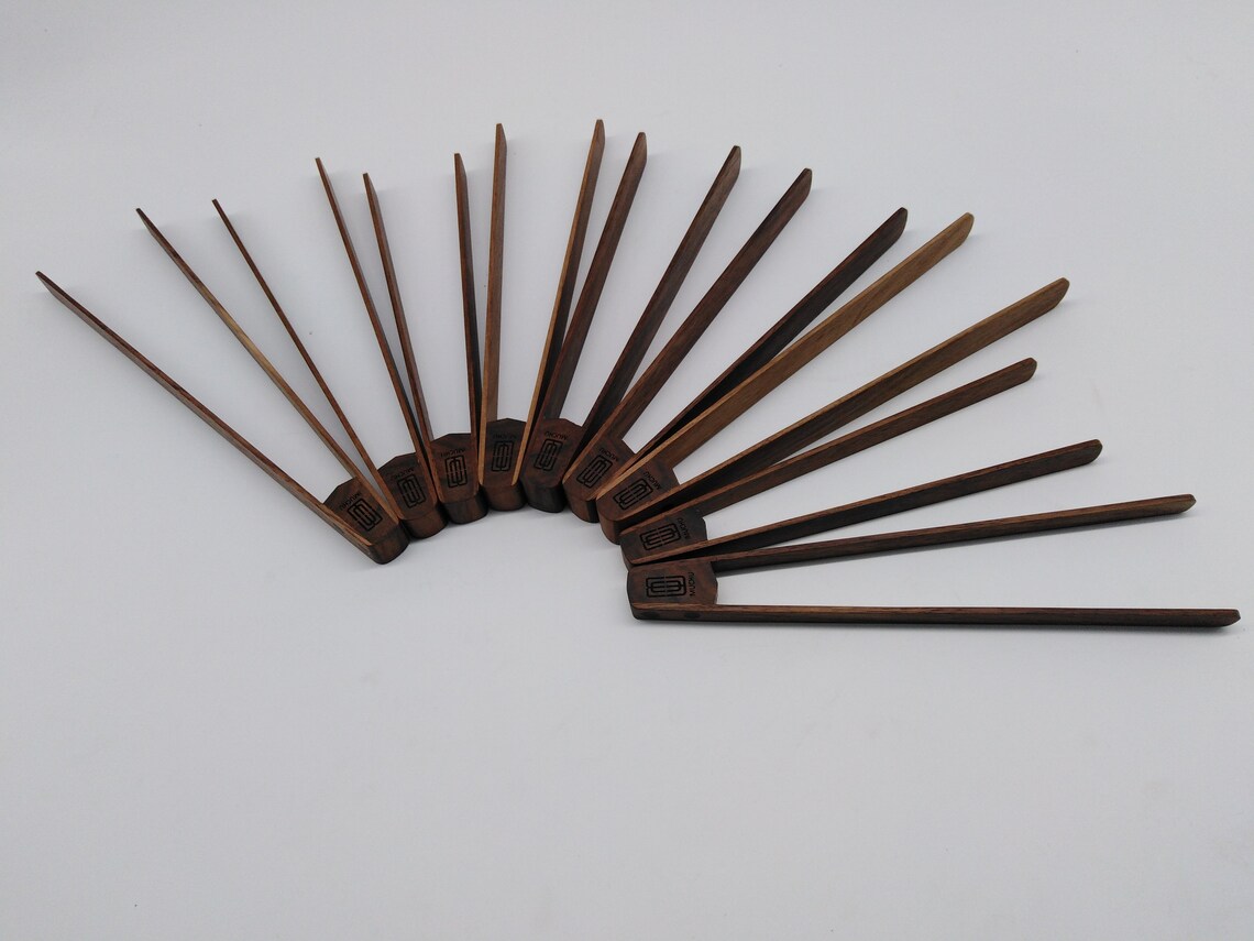 Kitchen Wooden Clip Baking Wooden Clip Black Walnut Wood Clip - Etsy