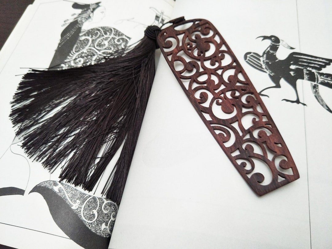 Handmade Wooden Bookmarks With Traditional Chinese Design - Perfect ...
