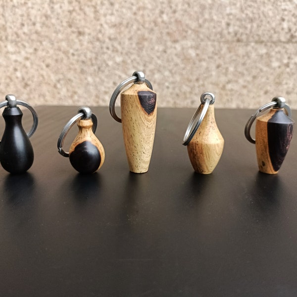 Wooden Key Chain - Etsy