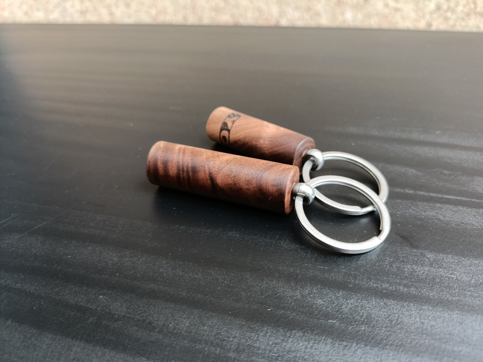 Handmade Walnut Keychain a Thoughtful Gift for Him or Her - Etsy