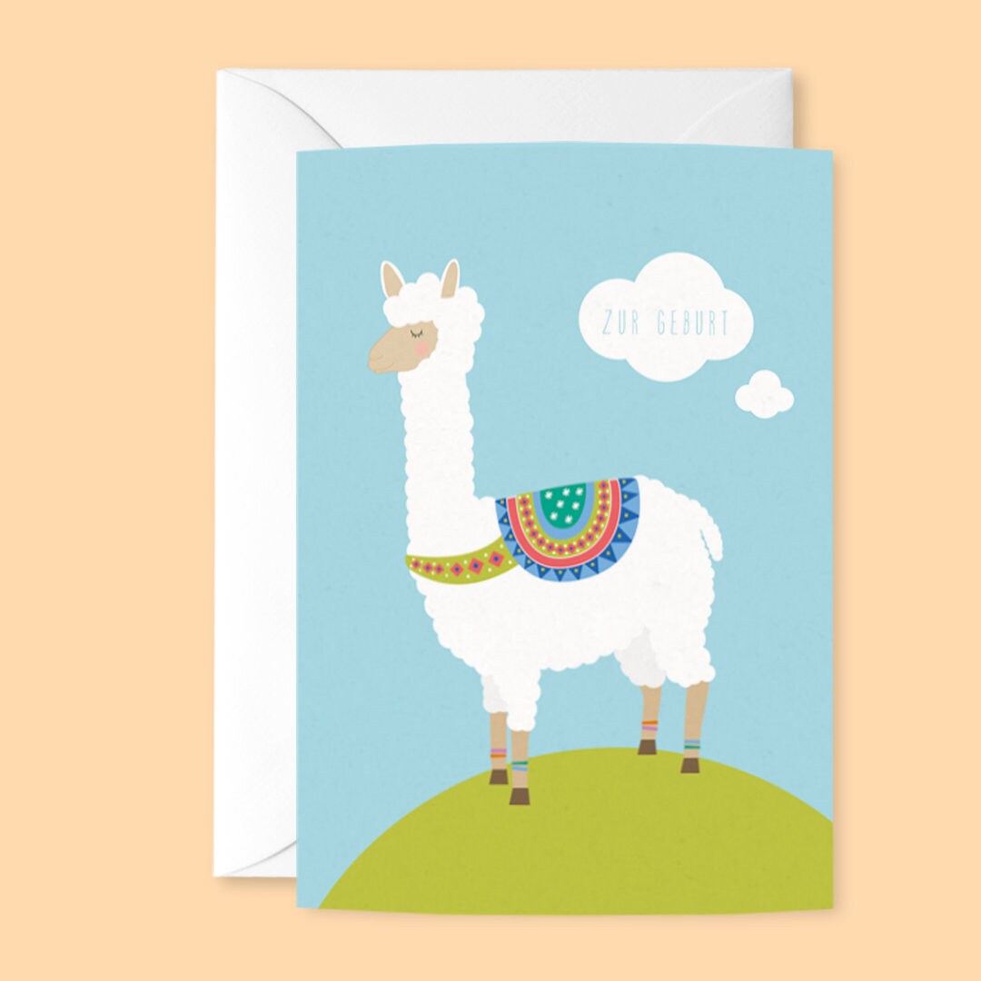 Wrapping Paper alpaca - Etsy
